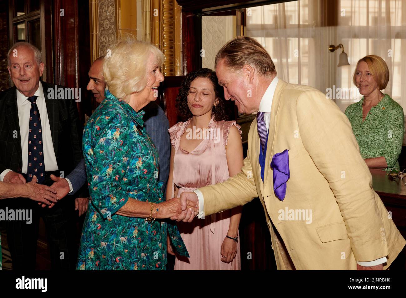 HRH Camilla, Duchess of Cornwall and James Pembroke at Lunch for HRH ...