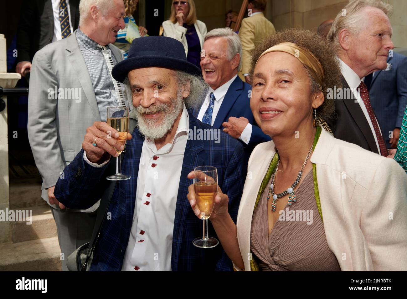 John Agard and Grace Nichols at Lunch for HRH The Duchess of Cornwall’s ...