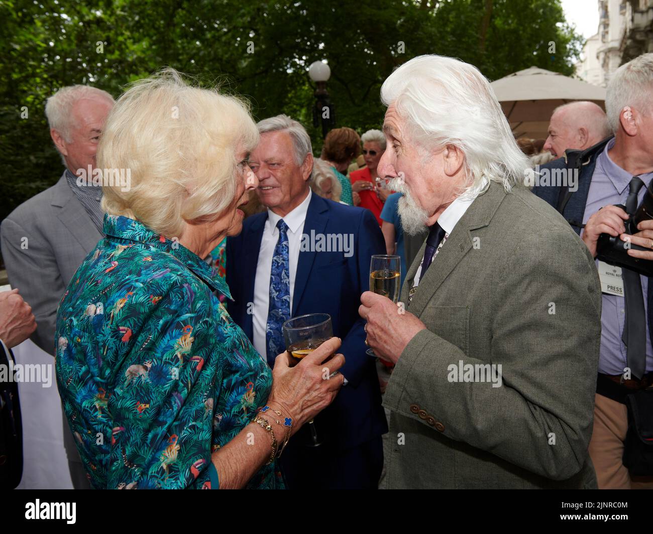 HRH Camilla, Duchess of Cornwall and Sir Roy Strong at Lunch for HRH ...