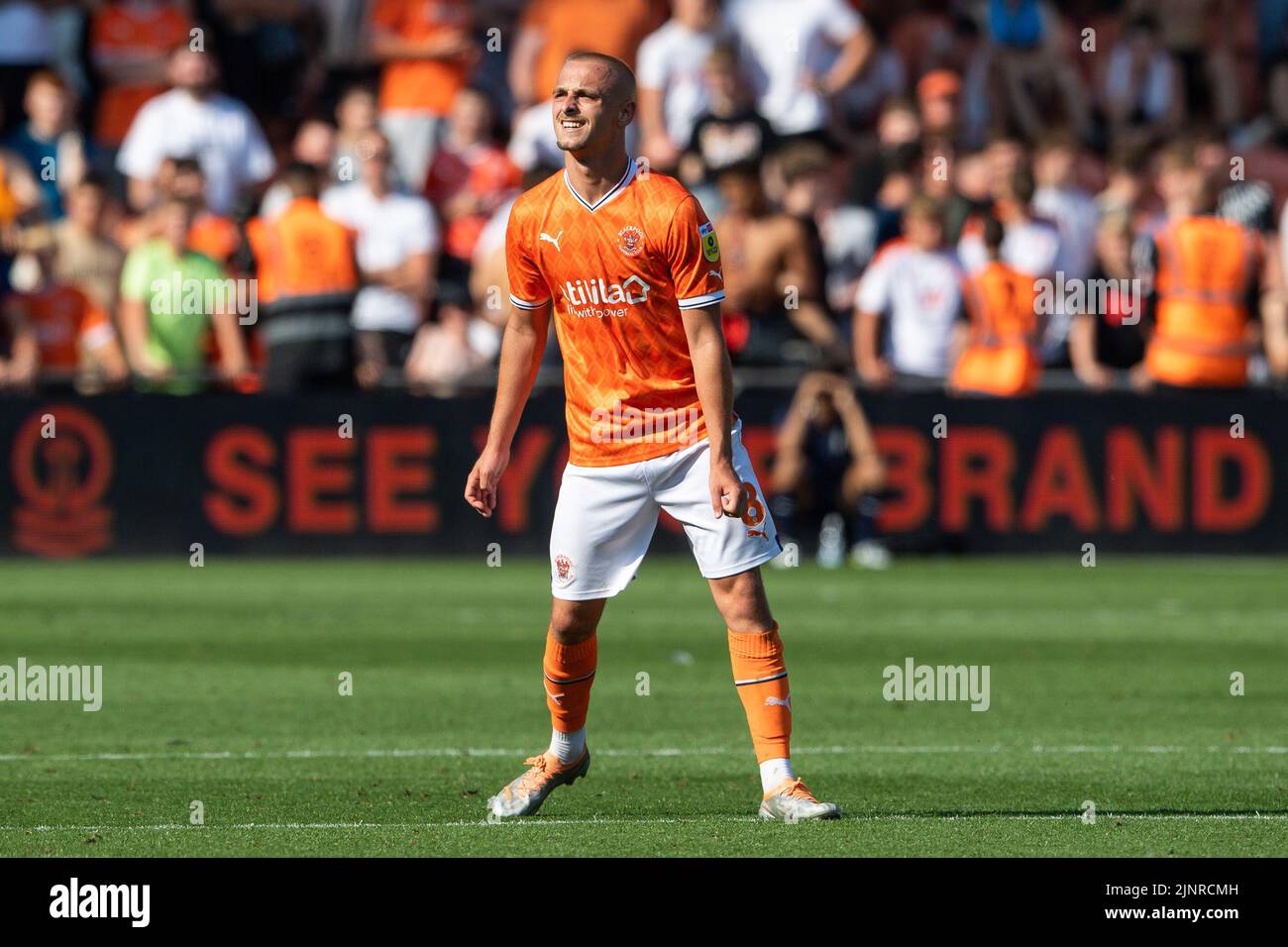 Lewis Fiorini #8 of Blackpool during the game Stock Photo - Alamy