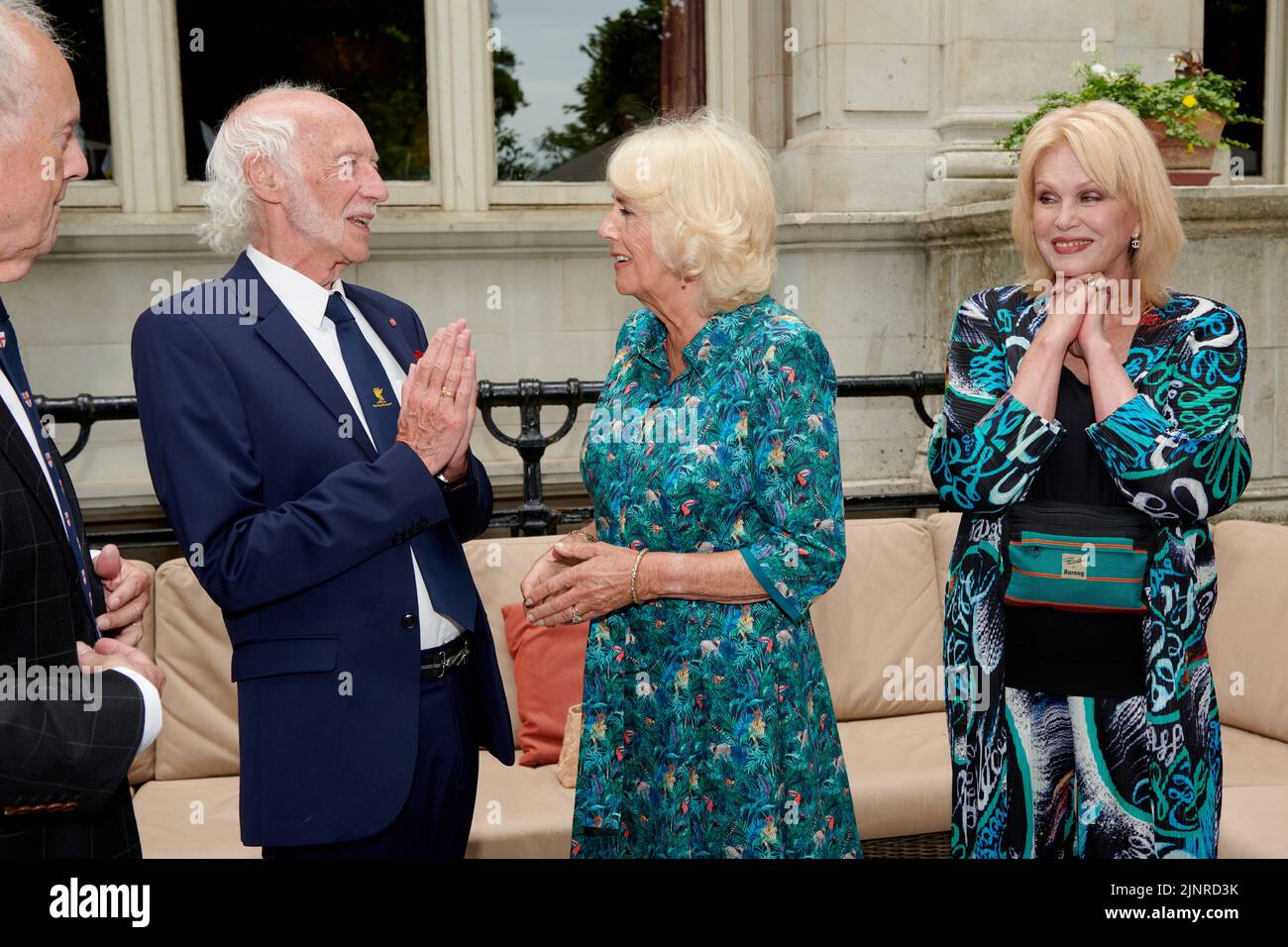 Gyles Brandreth, Roger McGough, HRH Camilla, Duchess of Cornwall ...