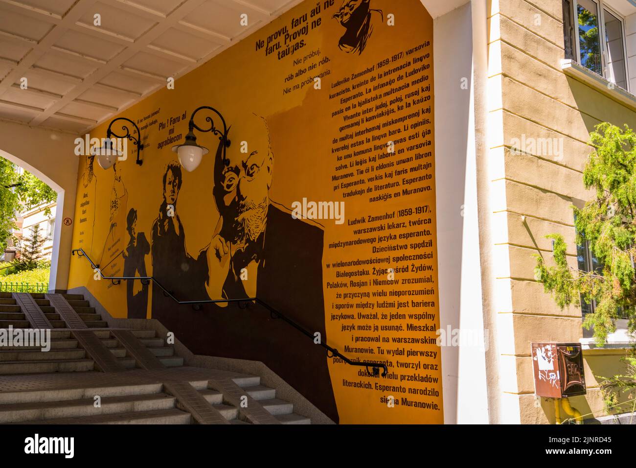 Murals in Warsaw, Poland Stock Photo - Alamy