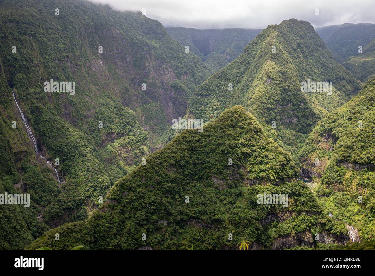 Cirque de Takamaka view, Réunion Island, France Stock Photo - Alamy