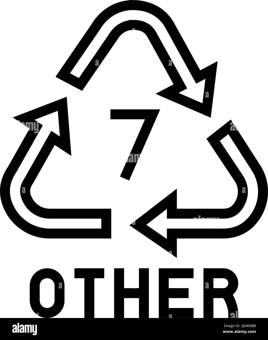 other plastic product sign line icon vector illustration Stock Vector ...