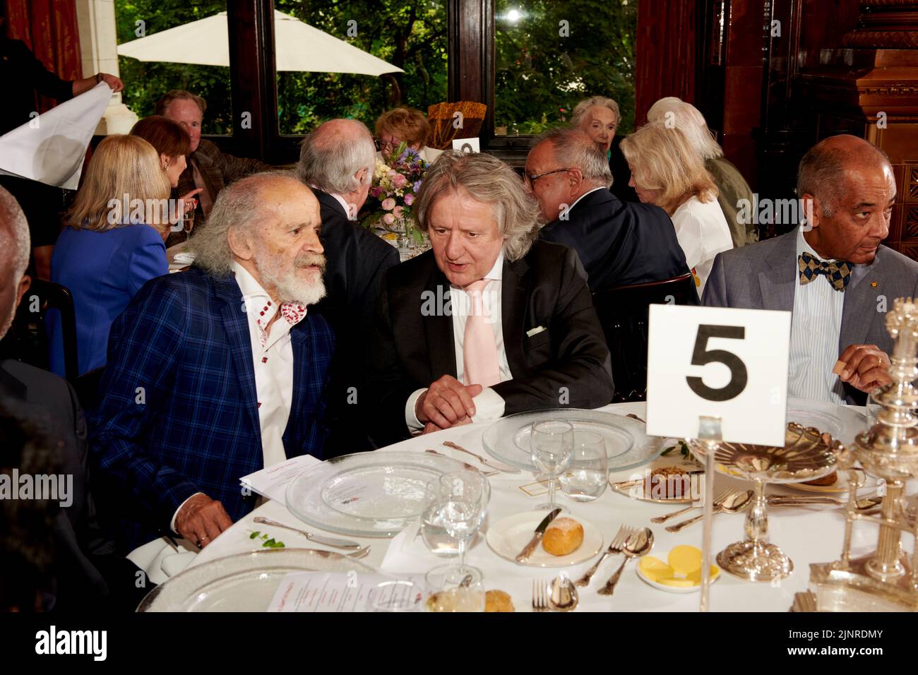 John Agard, Stephen Barlow & Sir Ken Olisa at Lunch for HRH The Duchess ...