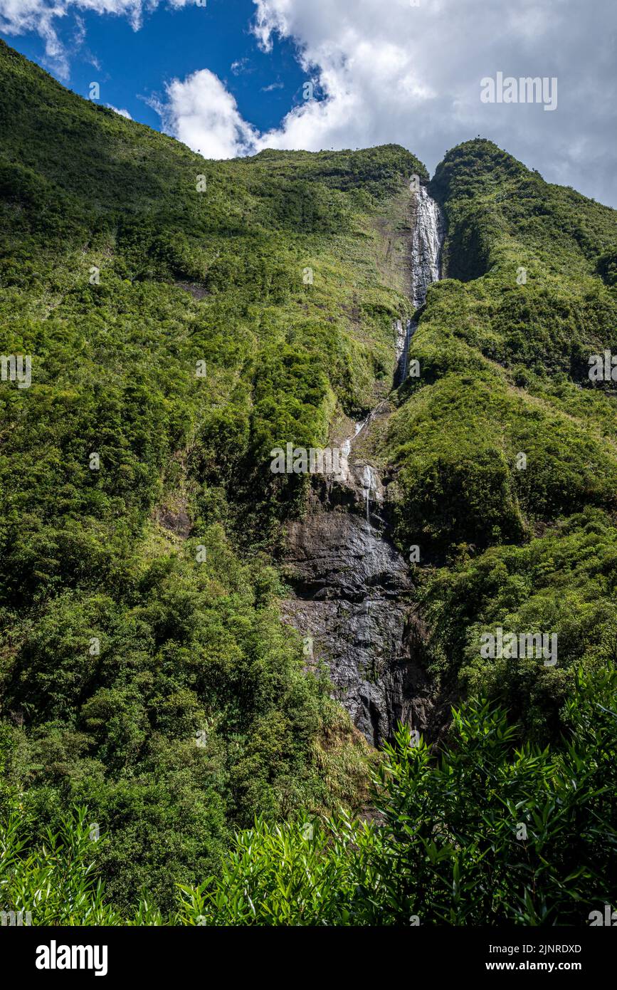 La Cascade Blanche (White Waterfall), Réunion Island, France Stock ...