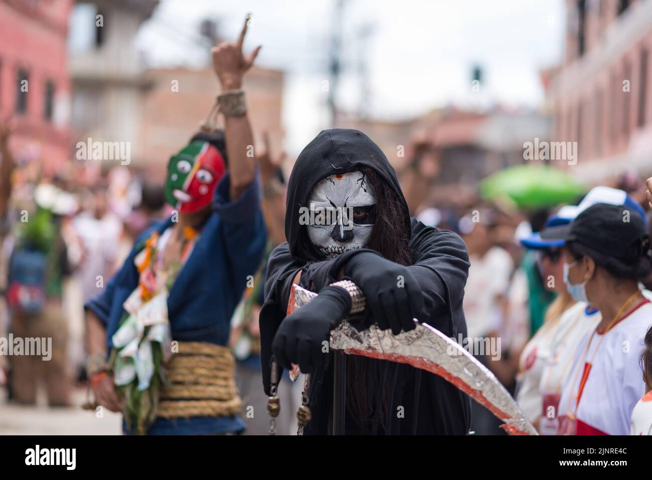 Gai jatra cow hi-res stock photography and images - Alamy