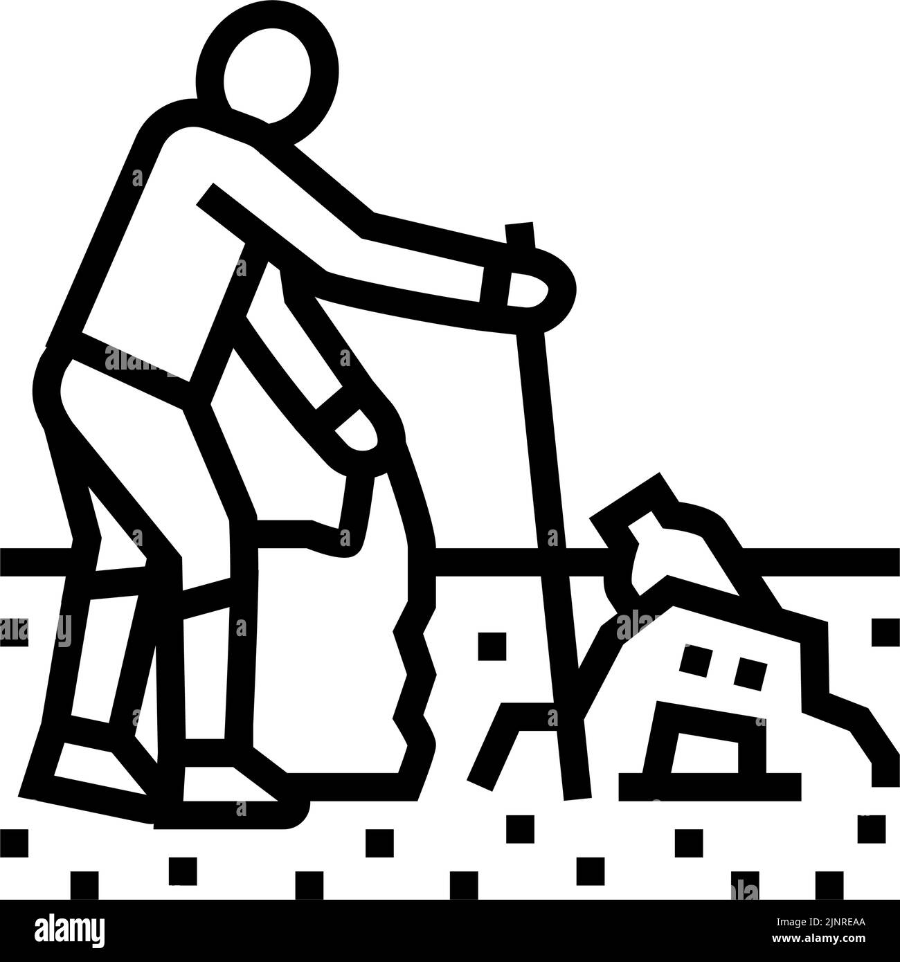 Volunteer beach garbage Black and White Stock Photos & Images - Alamy