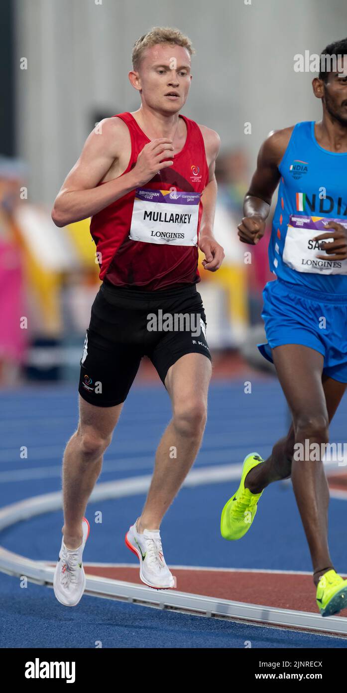 David Mullarkey of Isle of Man competing in the men’s 5000m final at ...