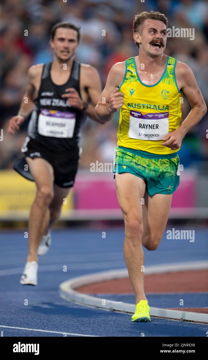 Jack Rayner of Australia competing in the men’s 5000m final at the ...