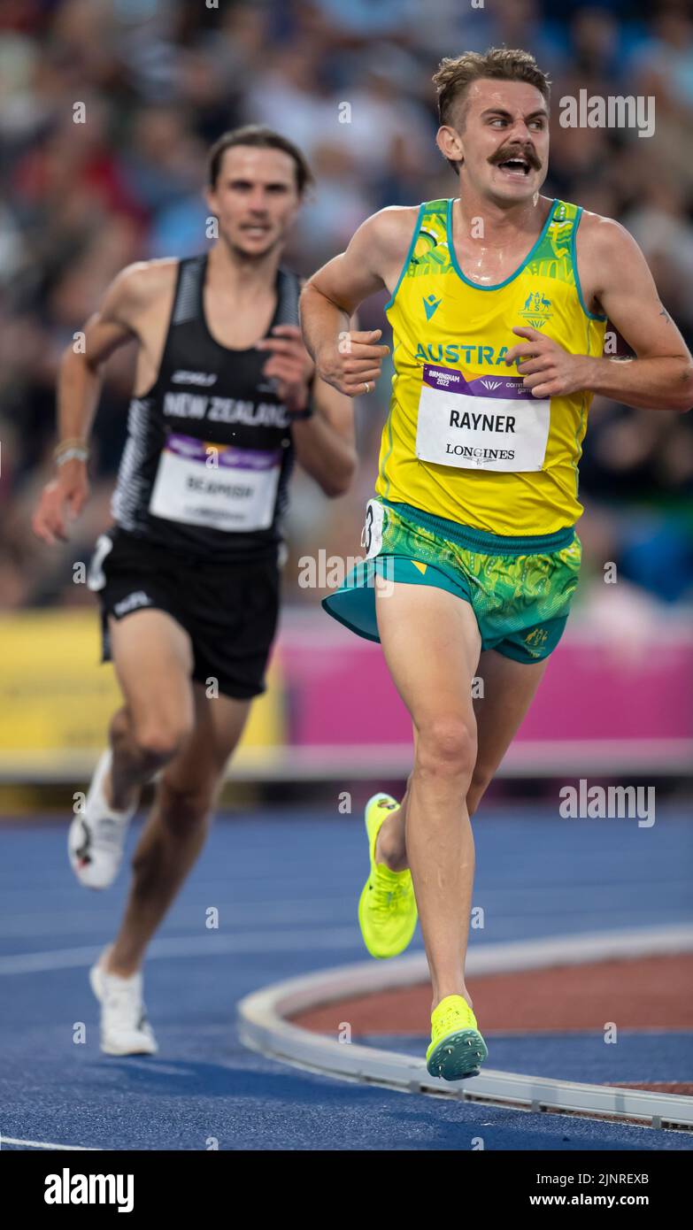 Jack Rayner of Australia competing in the men’s 5000m final at the ...