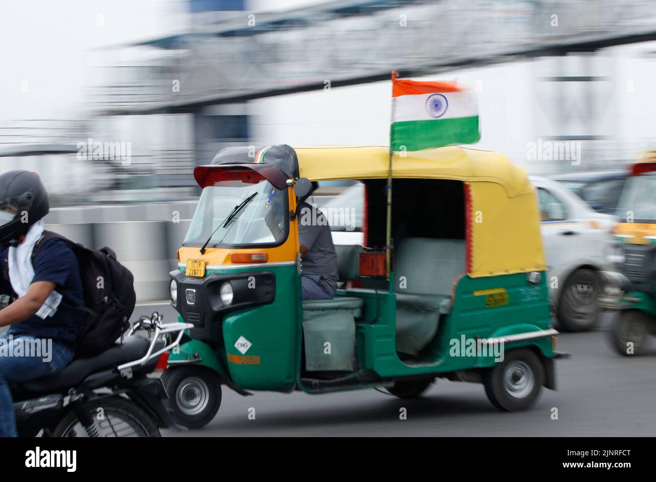 An auto rickshaw owner decorates Indian national as part of upcoming ...