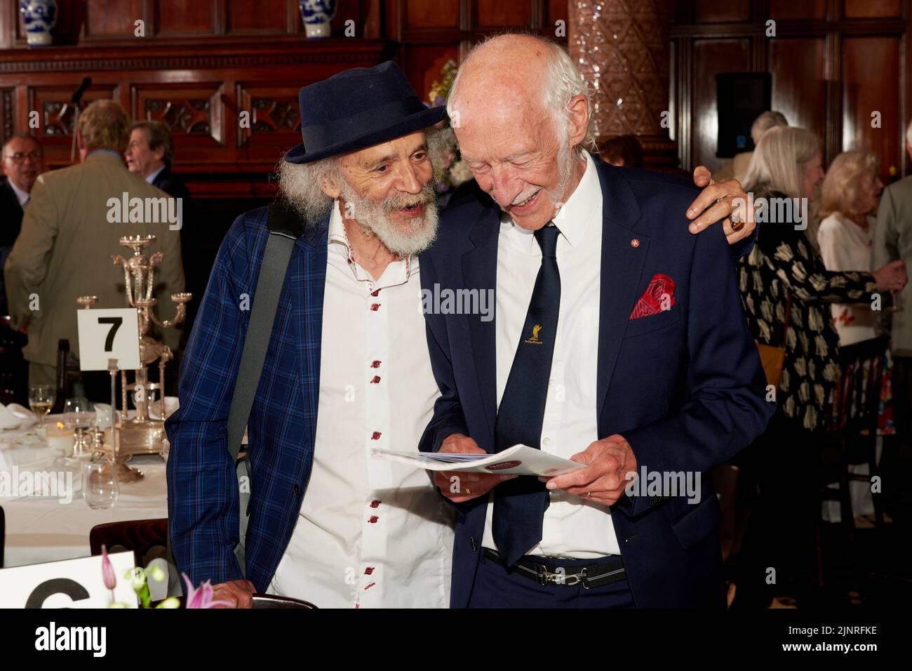 John Agard; Roger McGough at Lunch for HRH The Duchess of Cornwall’s ...