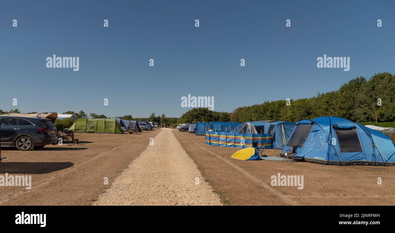 Temple Guiting, Cheltenham, England, UK. 2022. Farm park camping and ...
