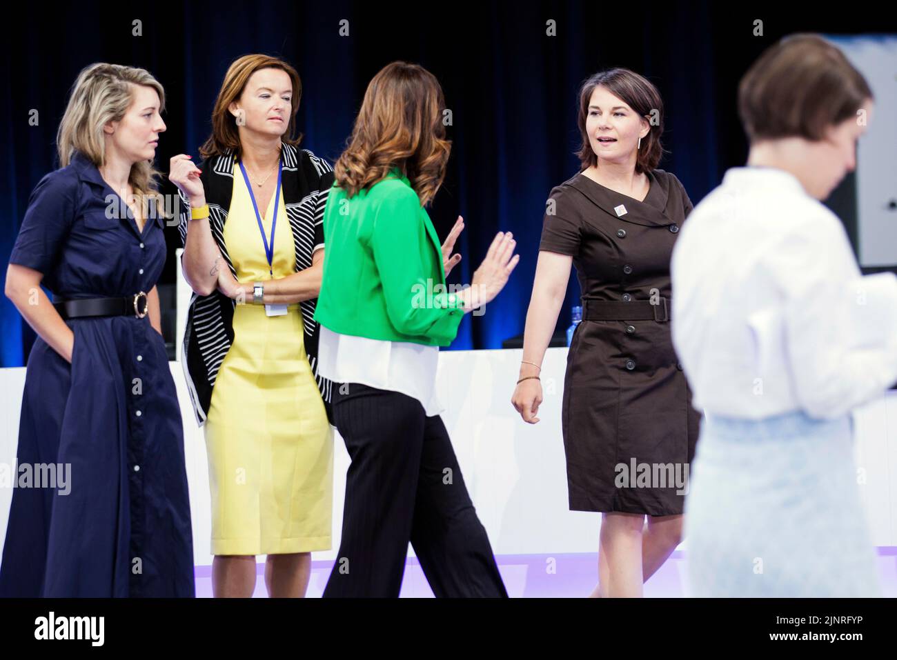 Madrid, Spanien. 29th June, 2022. (LR) Melanie Joly, Minister of ...