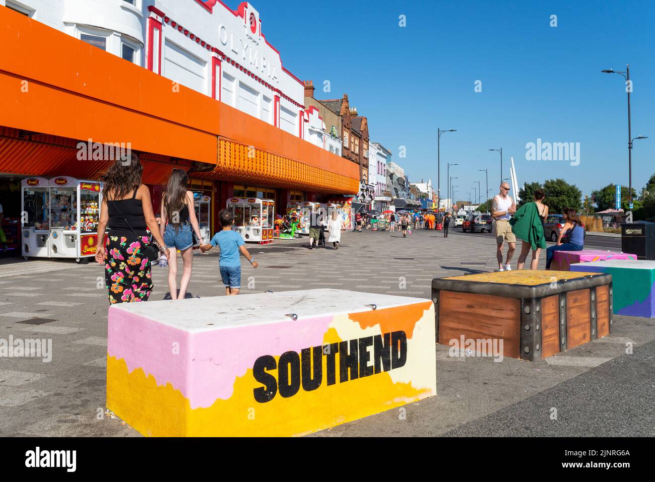 Amusement arcades and venues on Marine Parade, Southend on Sea, Essex ...