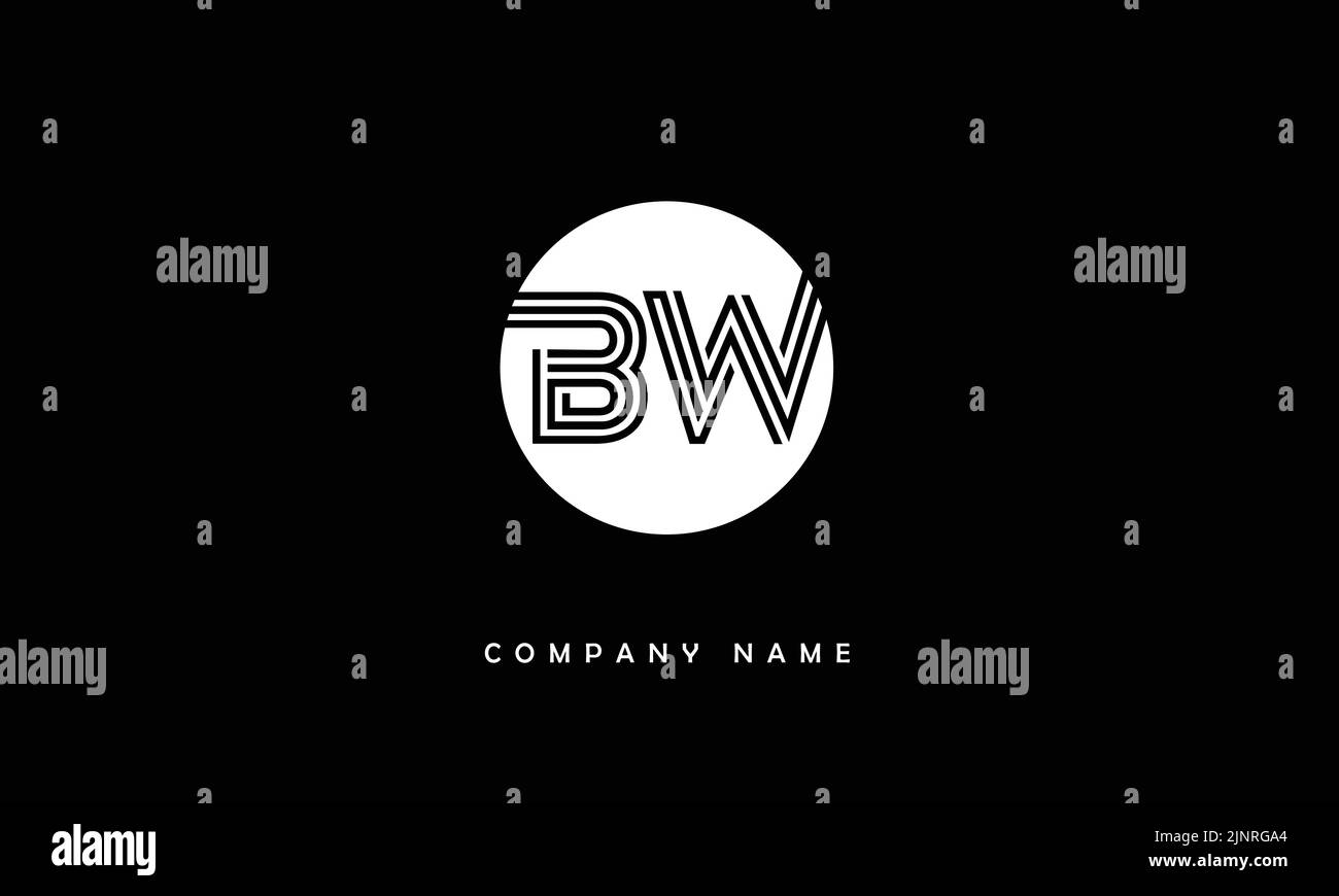 Bw logo Black and White Stock Photos & Images - Alamy