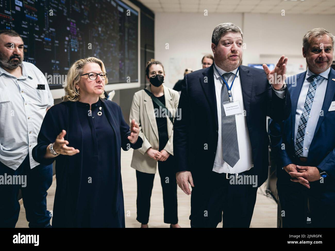 Tbilisi, Georgien. 30th June, 2022. Federal Development Minister Svenja ...