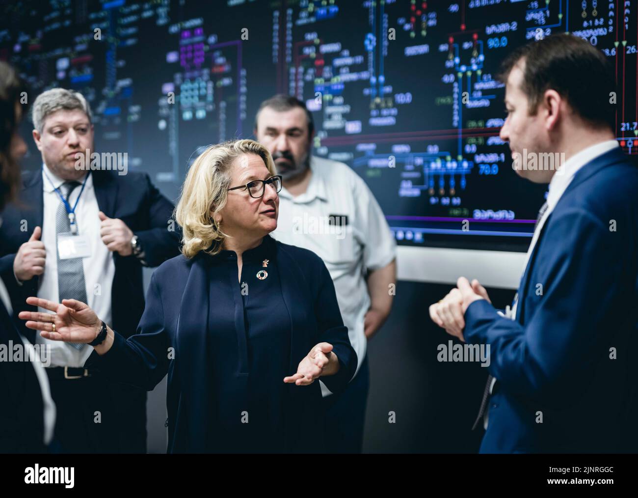 Tbilisi, Georgien. 30th June, 2022. Federal Development Minister Svenja ...