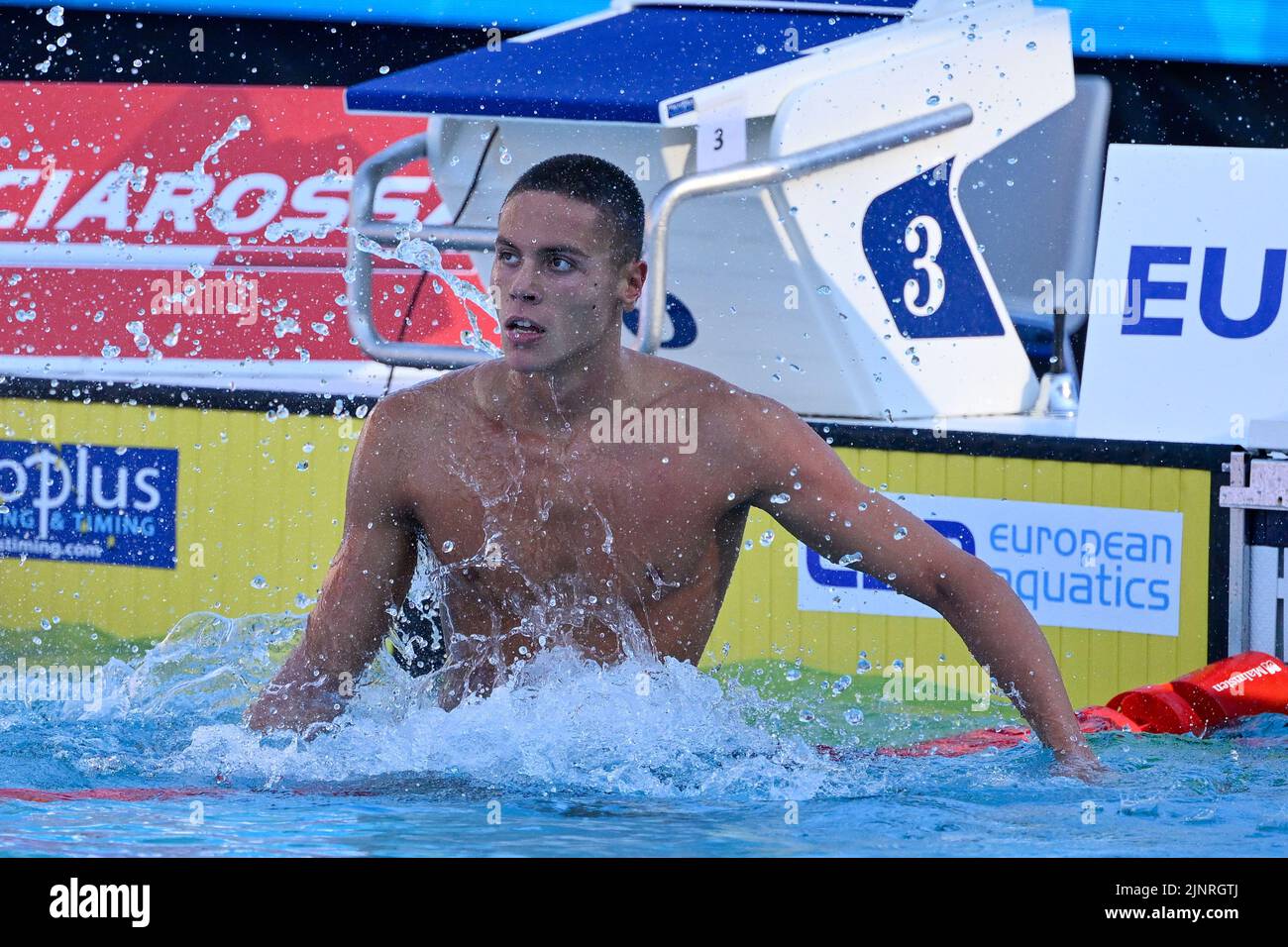 Rome, Italy. 13th Aug, 2022. David Popovici (ROU) during European ...