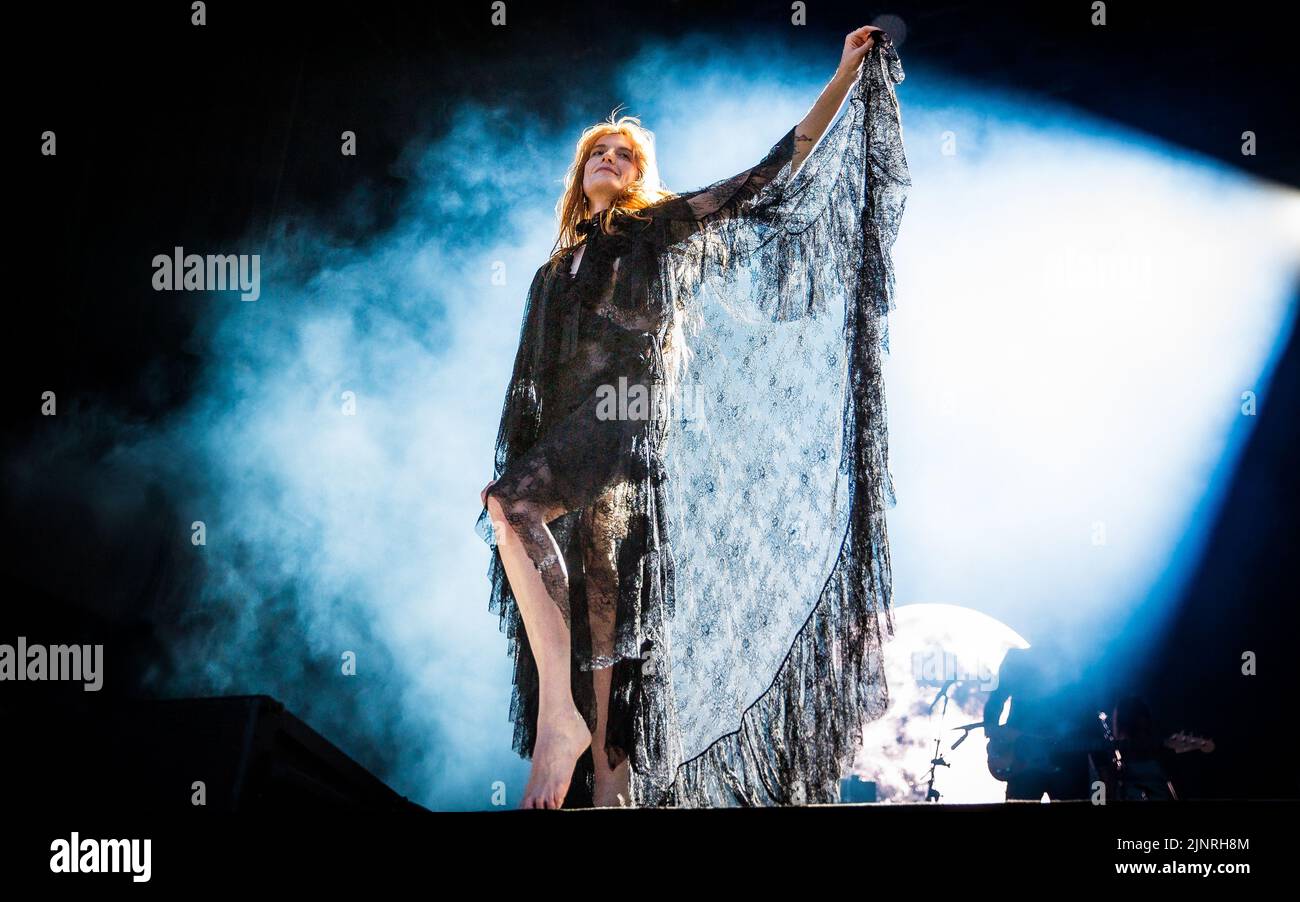 Florence Welch of Florence and the Machine performing live on stage in ...
