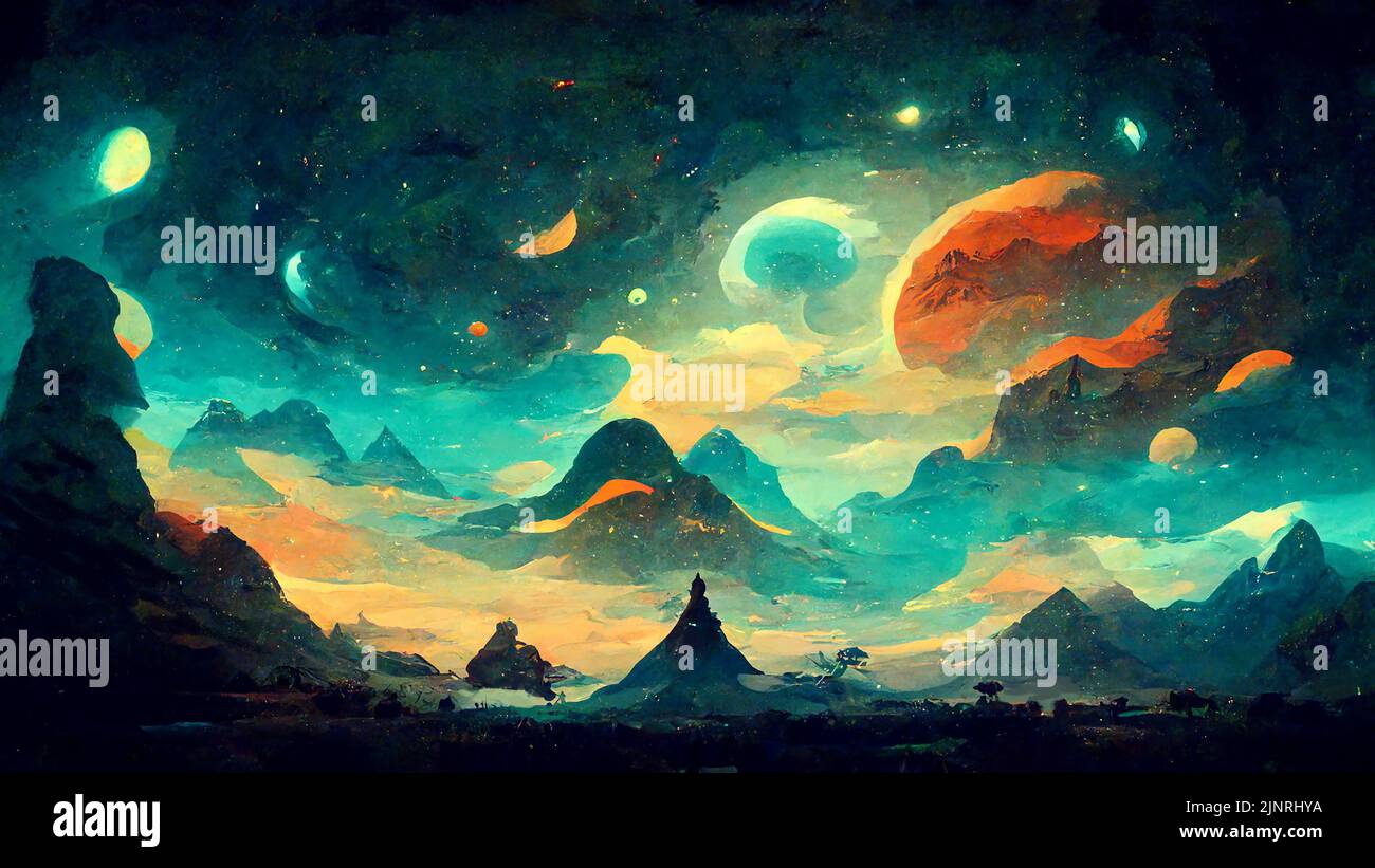 Artwork space hi-res stock photography and images - Alamy