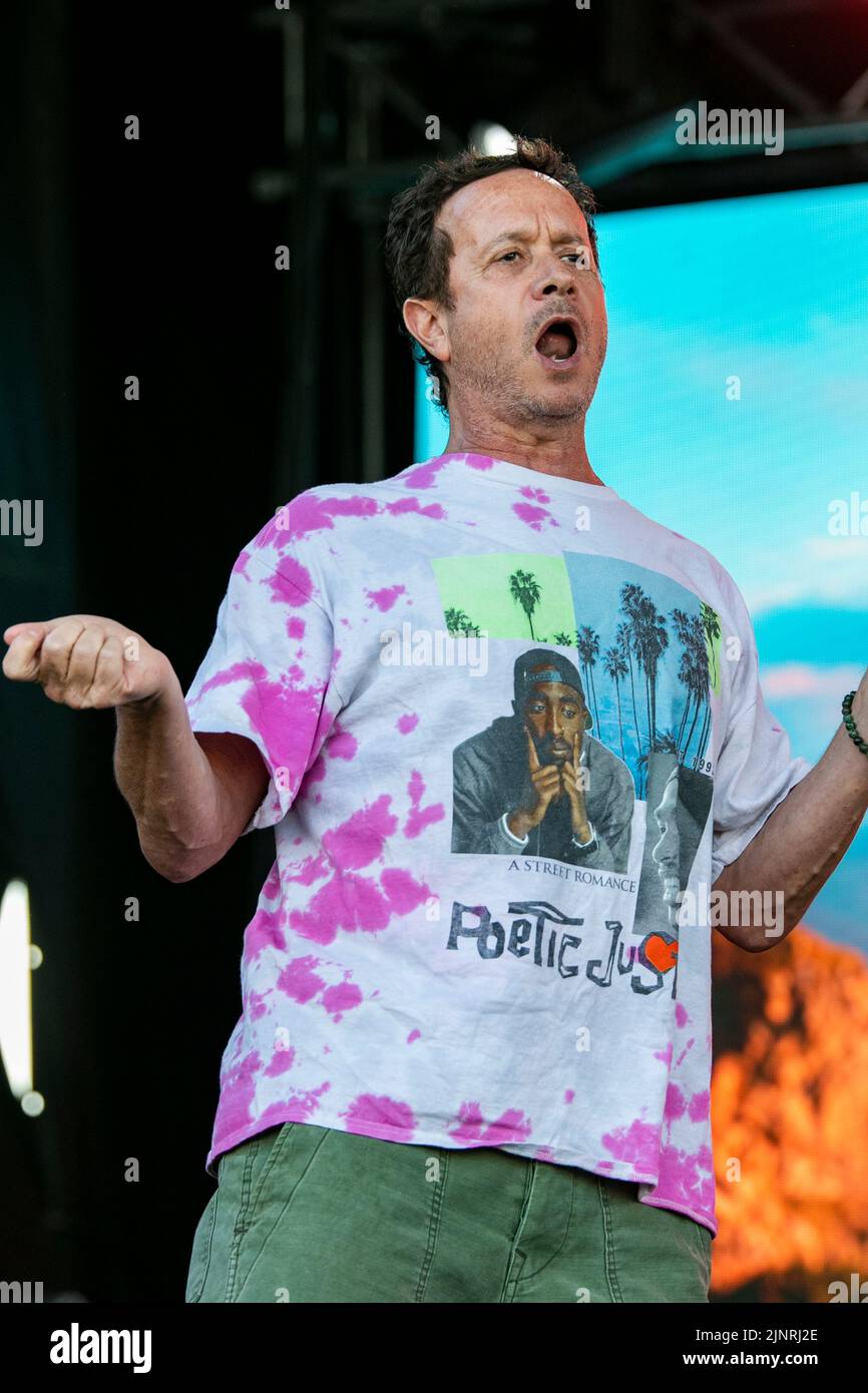 Northlands Race Track, Canada. 12th Aug, 2022. Pauly Shore performs at ...