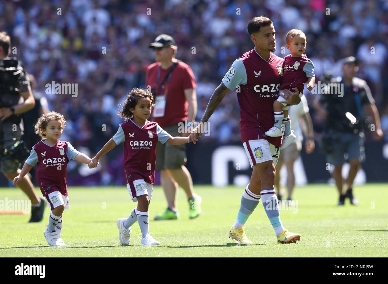 Birmingham, England, 13th August 2022. Philippe Coutinho of Aston Villa ...