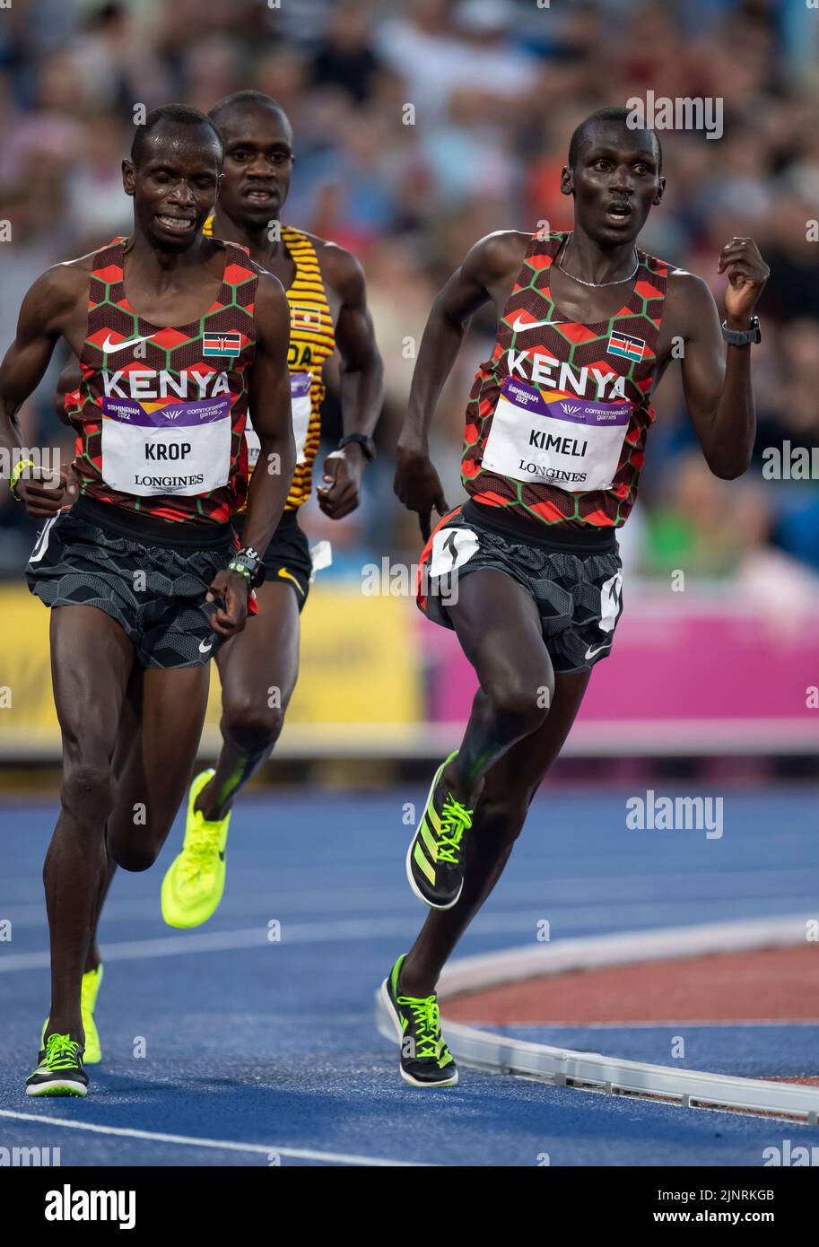Jacob Krop and Nicholas Kipkorir Kimeli of Kenya and Jacob Kiplimo of ...