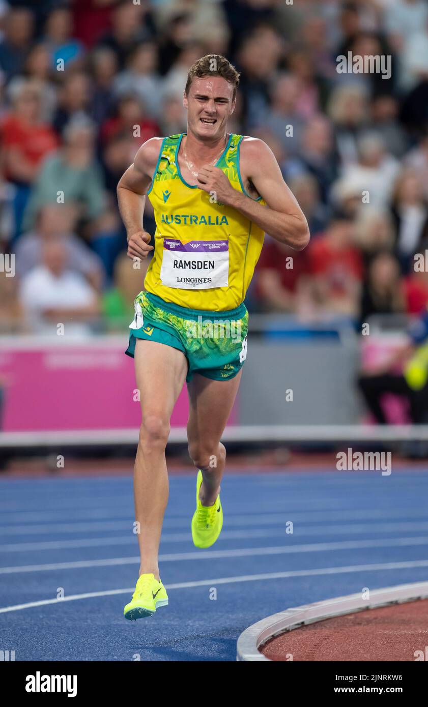 Matthew Ramsden of Australia competing in the men’s 5000m final at the ...