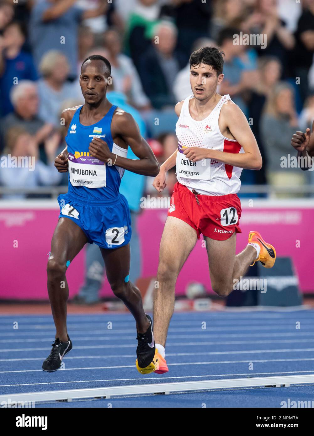 Patrick Dever of England competing in the men’s 5000m final start at the Commonwealth Games at ...