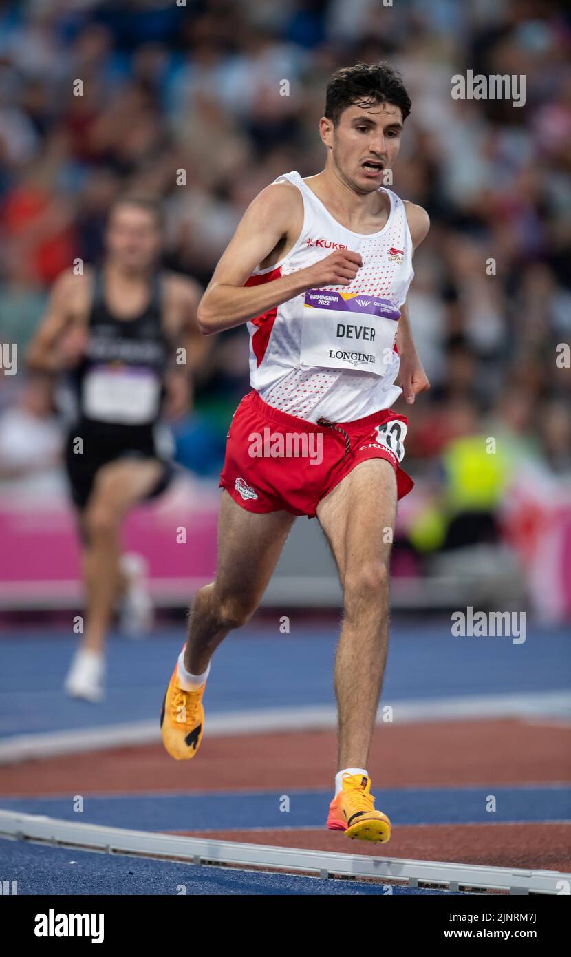 Patrick Dever of England competing in the men’s 5000m final start at ...