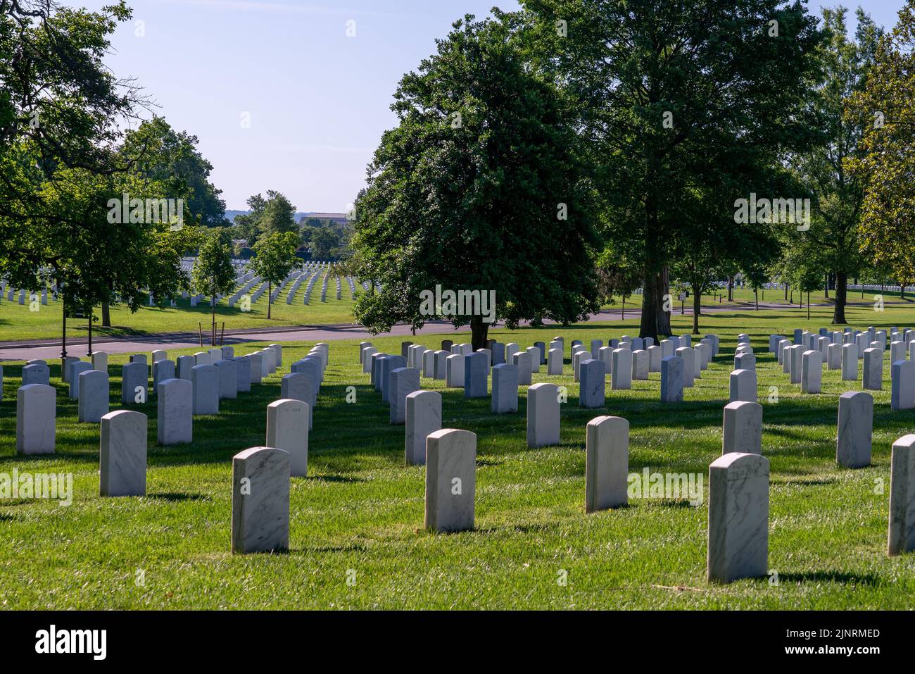 View of Tombs in the Vast Military Cementary of Arlington National ...