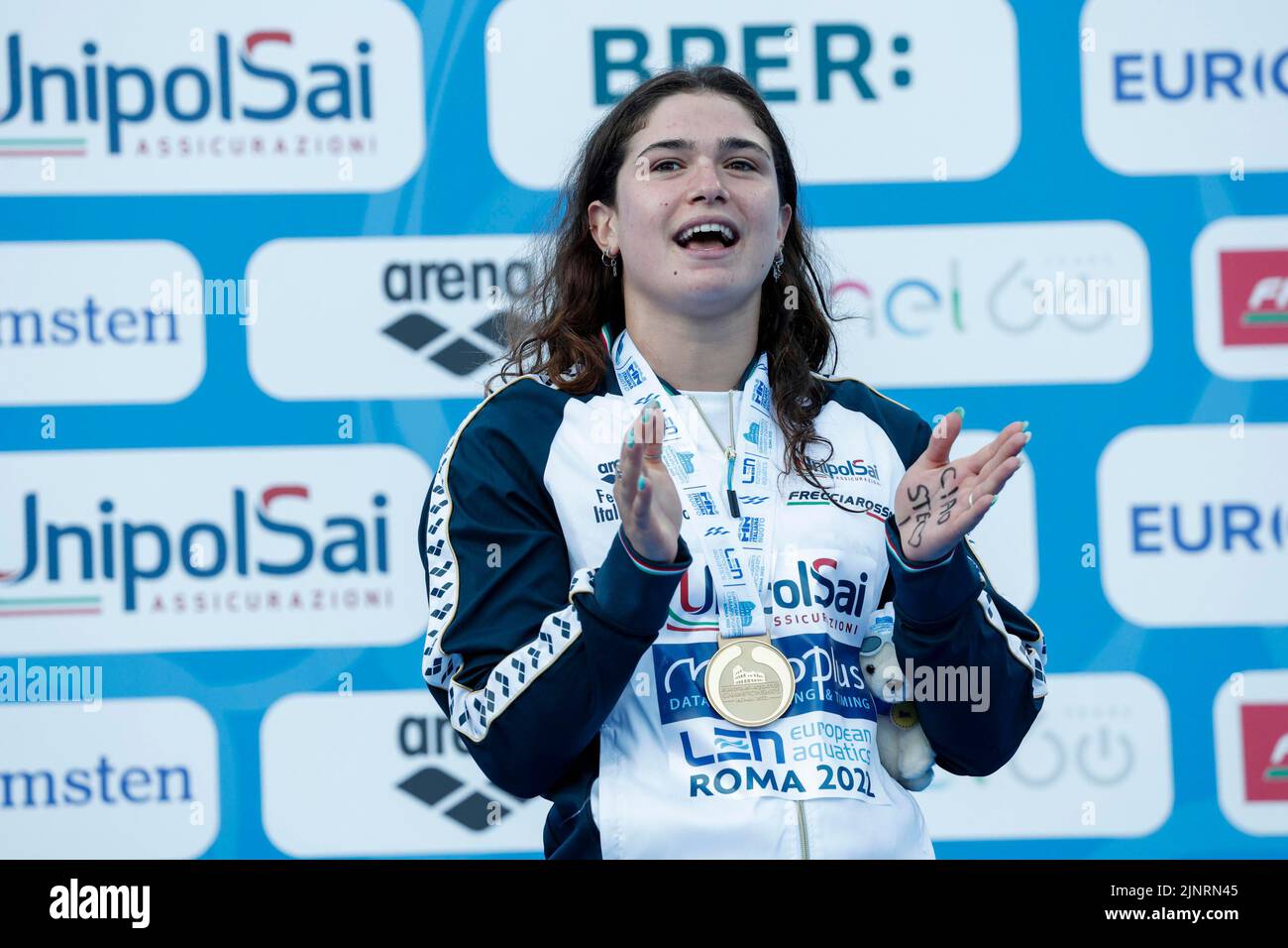August 13, 2022, Rome, Italia: Benedetta Pilato of Italy poses with her ...