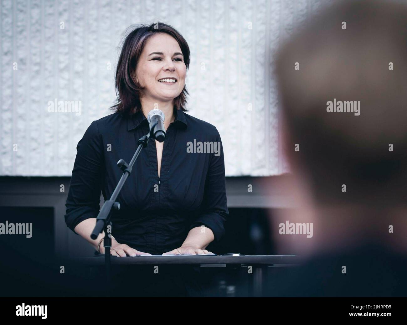Federal Foreign Minister Annalena Baerbock (Alliance 90, the Greens) as part of the inauguration ...