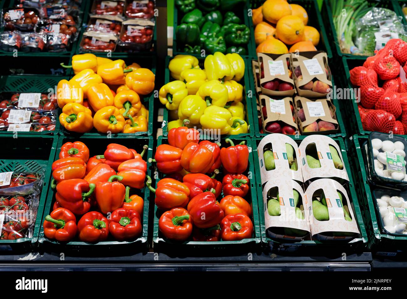 Vegetable selection in the supermarket in Radevormwald, 08.06.2022 ...
