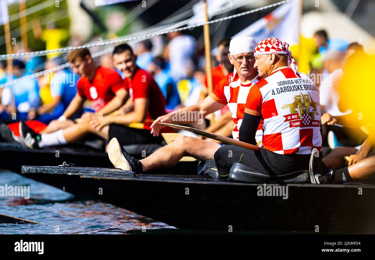 Start of the 25th Neretva Boat Marathon in Metkovic, Croatia on 13 ...