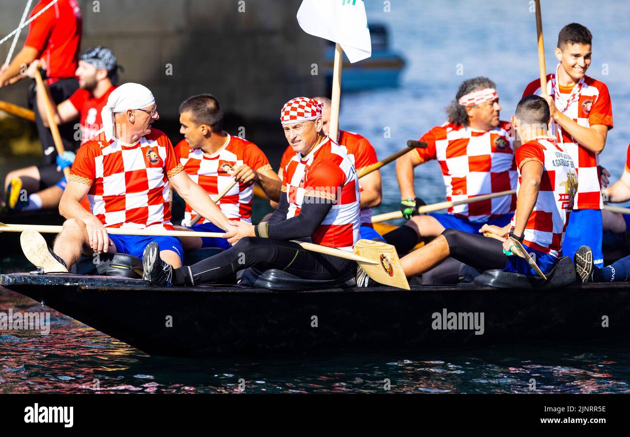 Start of the 25th Neretva Boat Marathon in Metkovic, Croatia on 13 ...
