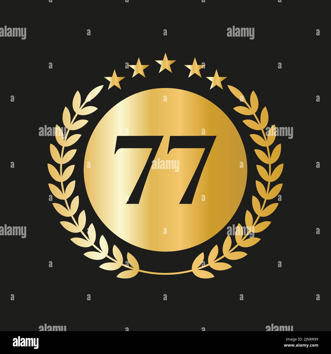 77th anniversary Stock Vector Images - Alamy