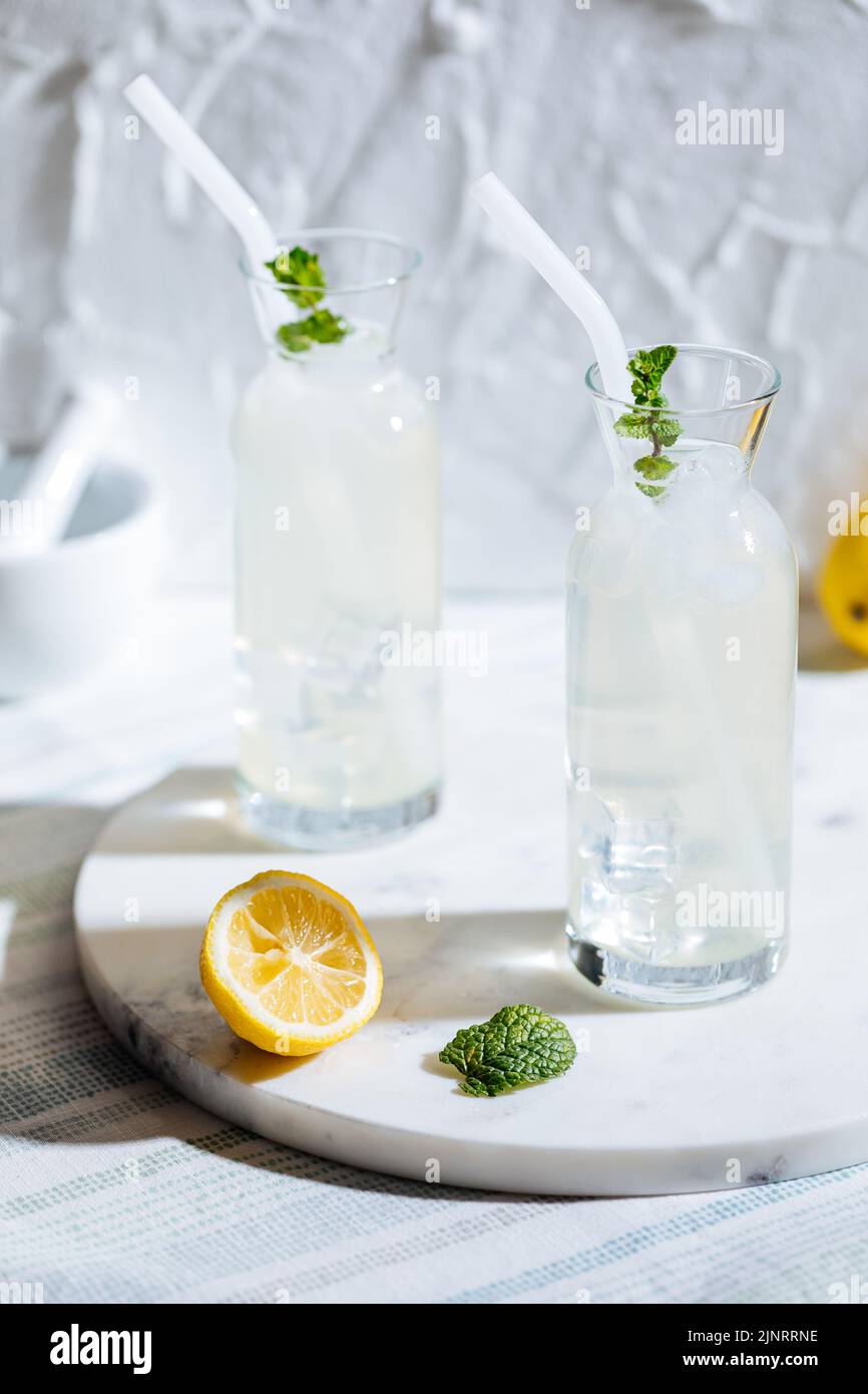 Two cold drinks in hi-res stock photography and images - Alamy