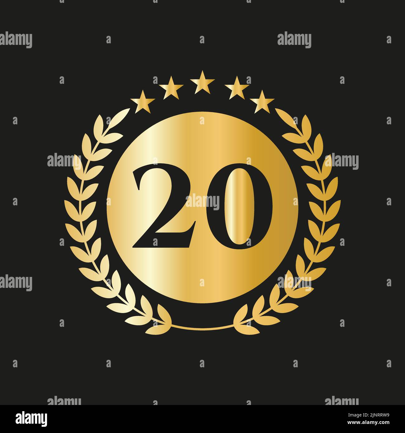 20th century badge Stock Vector Images - Alamy