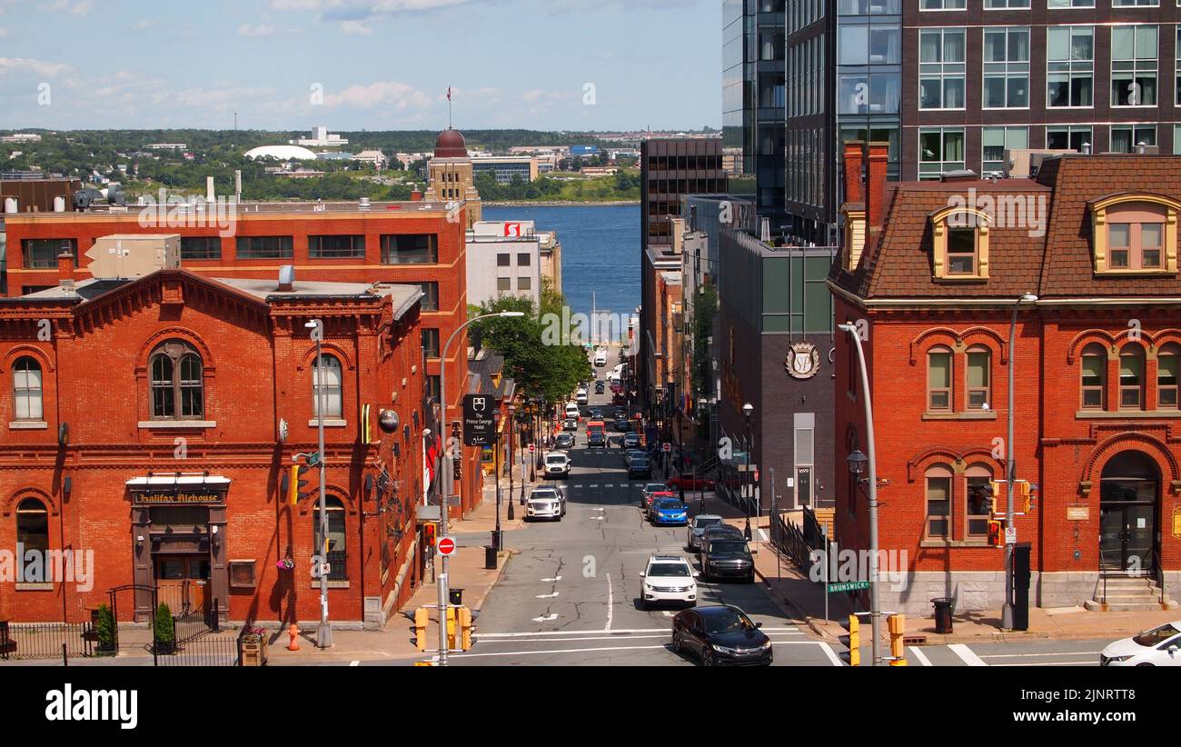Prince street in Halifax, NS, Canada Stock Photo - Alamy