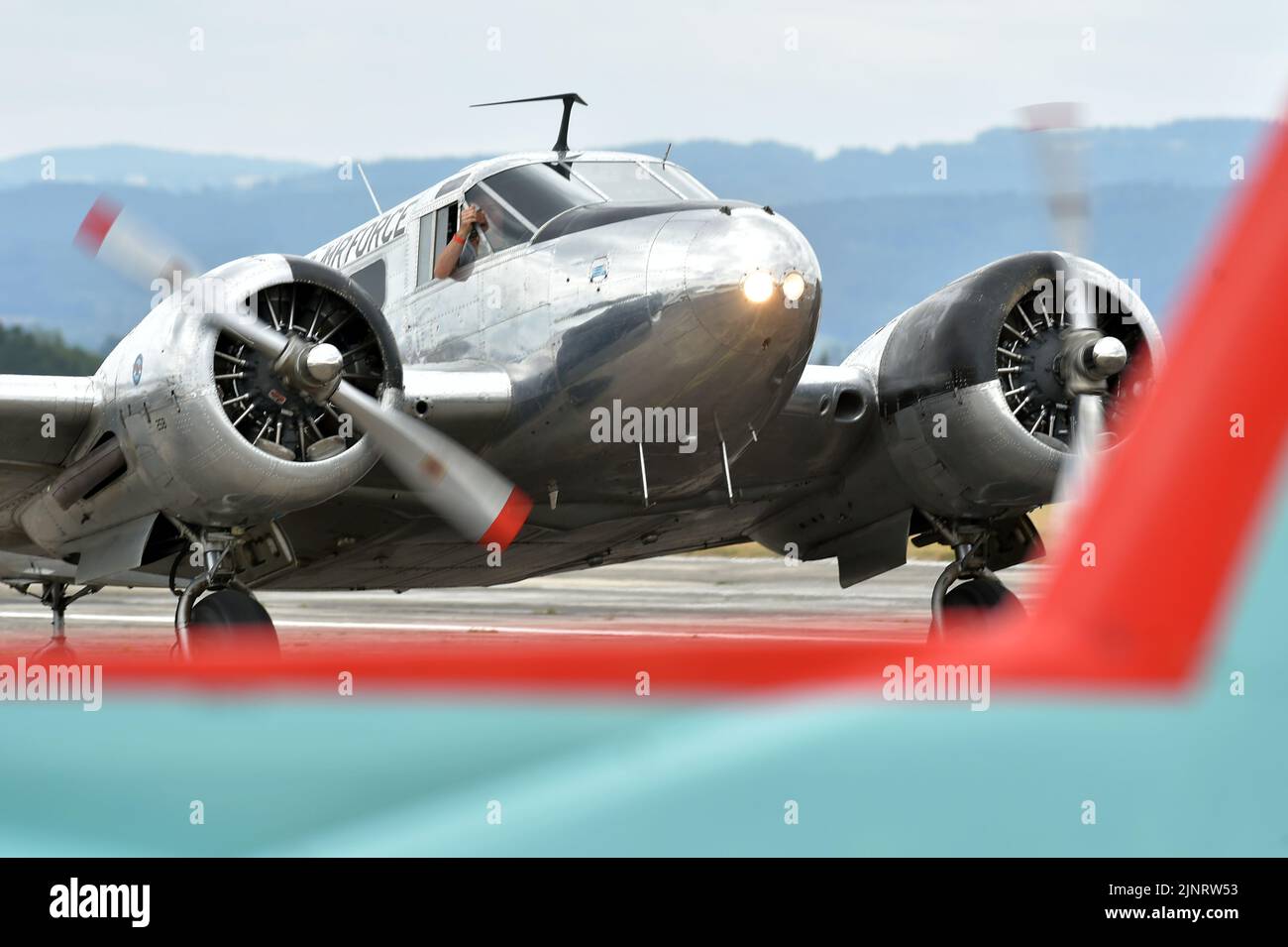 Cheb, Czech Republic. 13th Aug, 2022. Aviation day in Cheb airfield ...