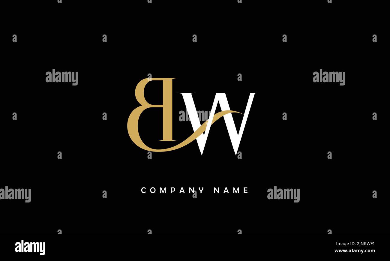 Bw letters hi-res stock photography and images - Alamy