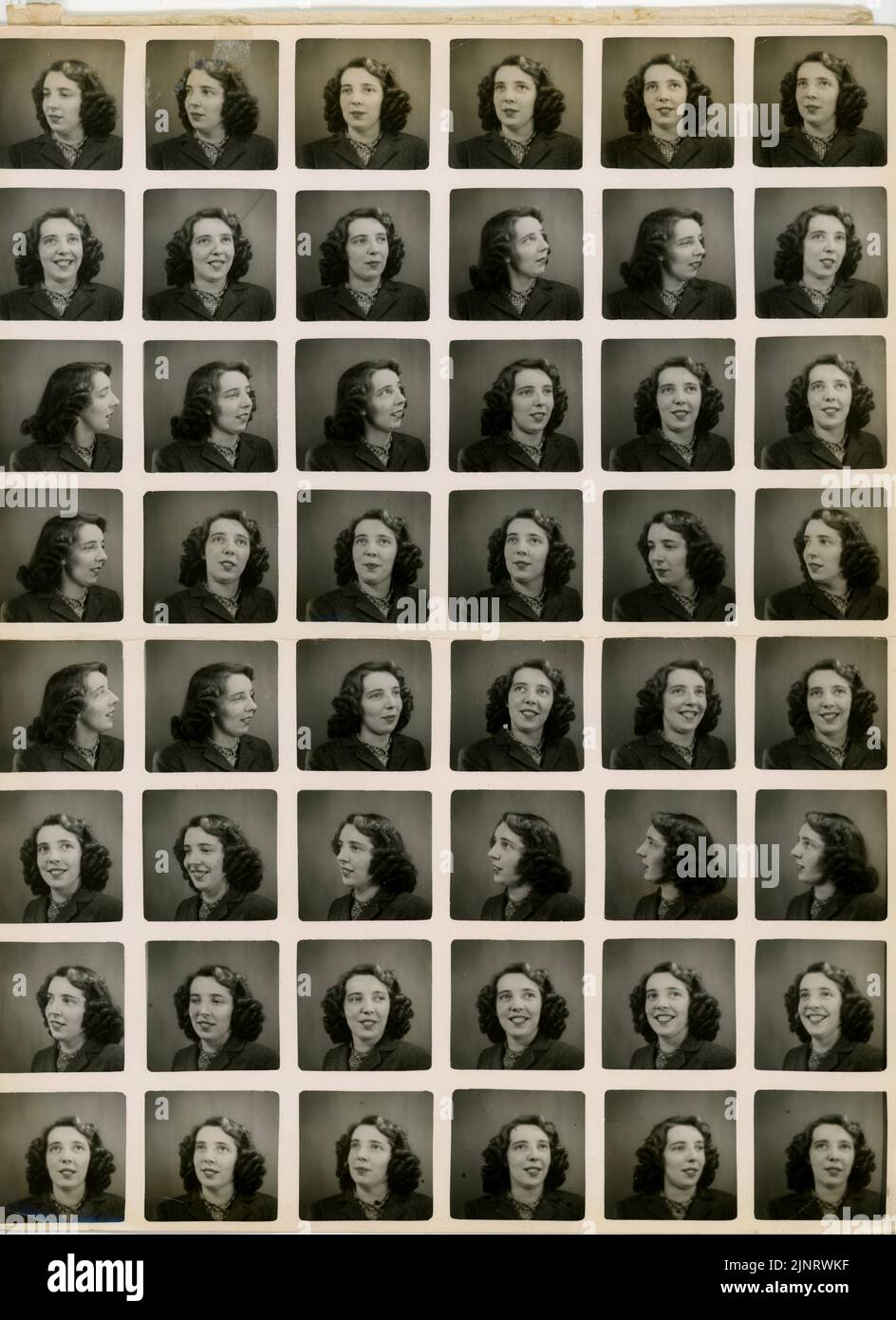 Polyfoto Contact Sheet from the 1950-60s. Polyfoto provided a ...