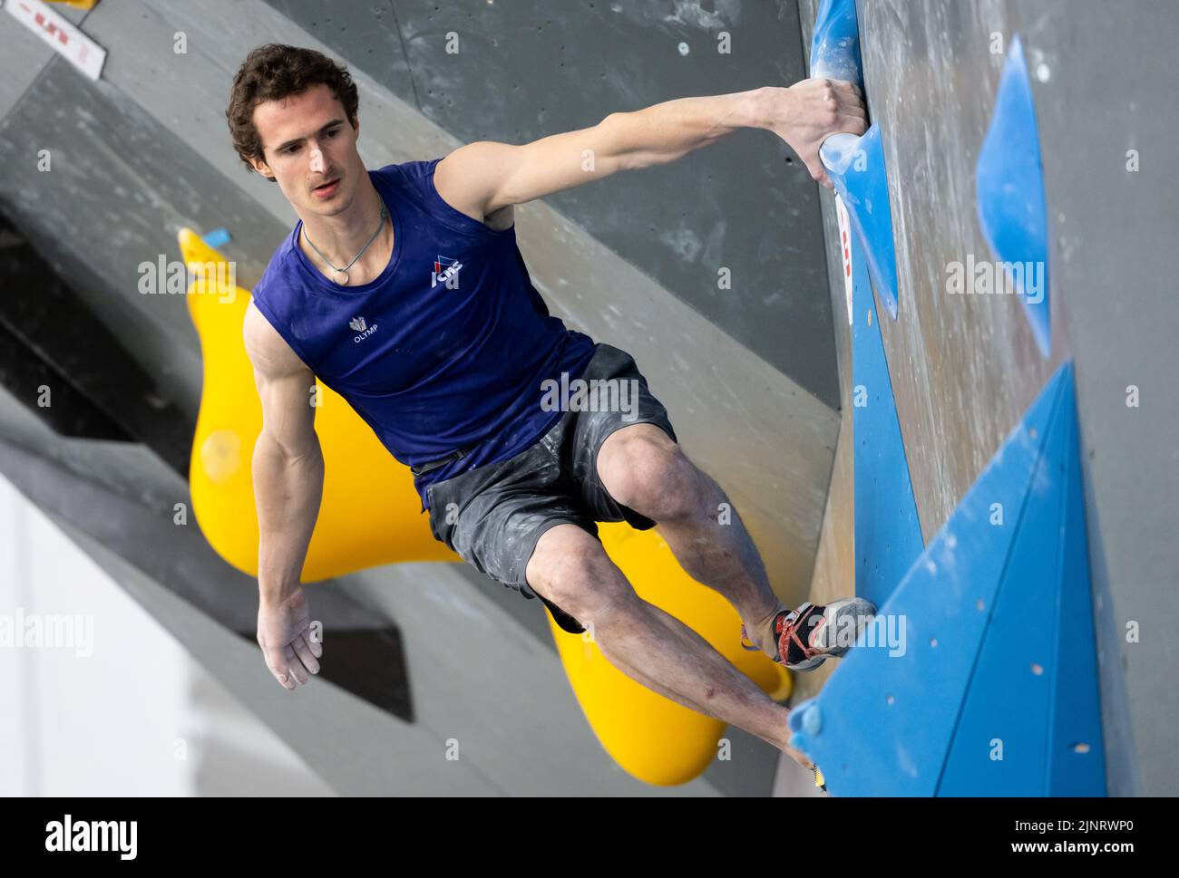 Munich, Germany. 13th Aug, 2022. European Championships, sport climbing ...