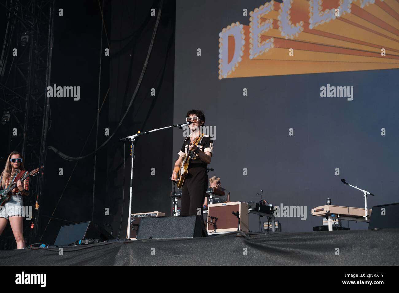 Newquay, Cornwall, UK. 13th August, 2022. Declan McKenna performing on ...