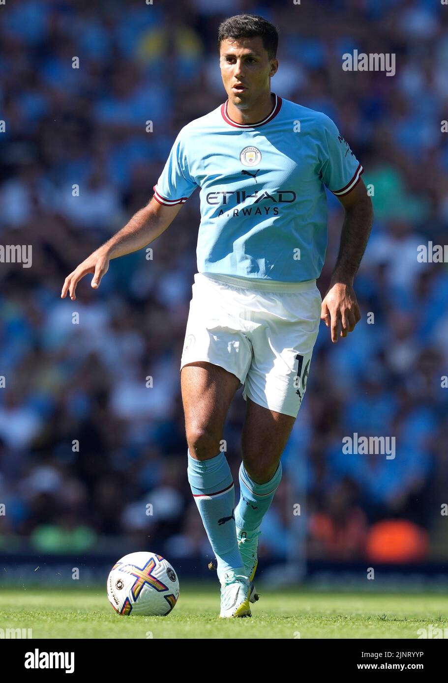Manchester, England, 13th August 2022. Rodri of Manchester City during ...