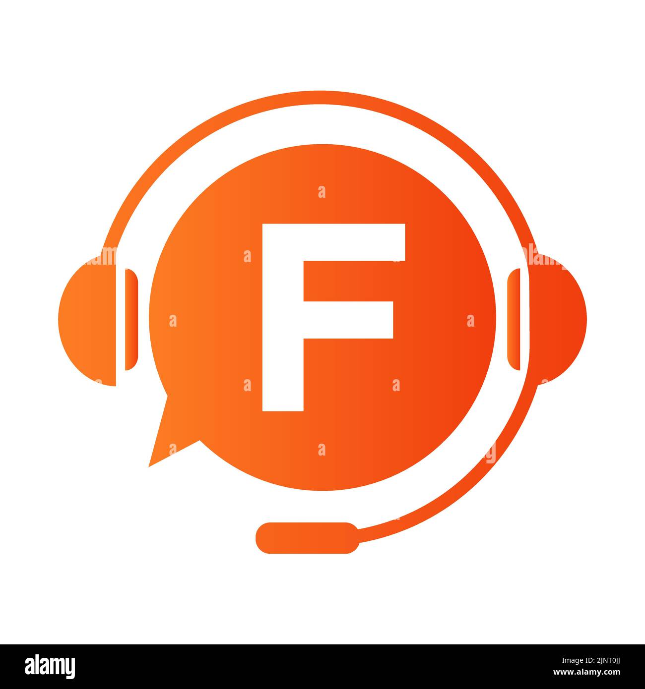 Communication, Chat Logo On Letter F Template. Bubble Speech ...
