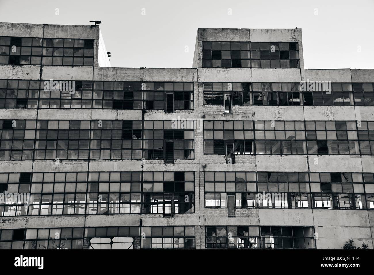 Old, abandoned, crumbling building industrial plant Stock Photo - Alamy